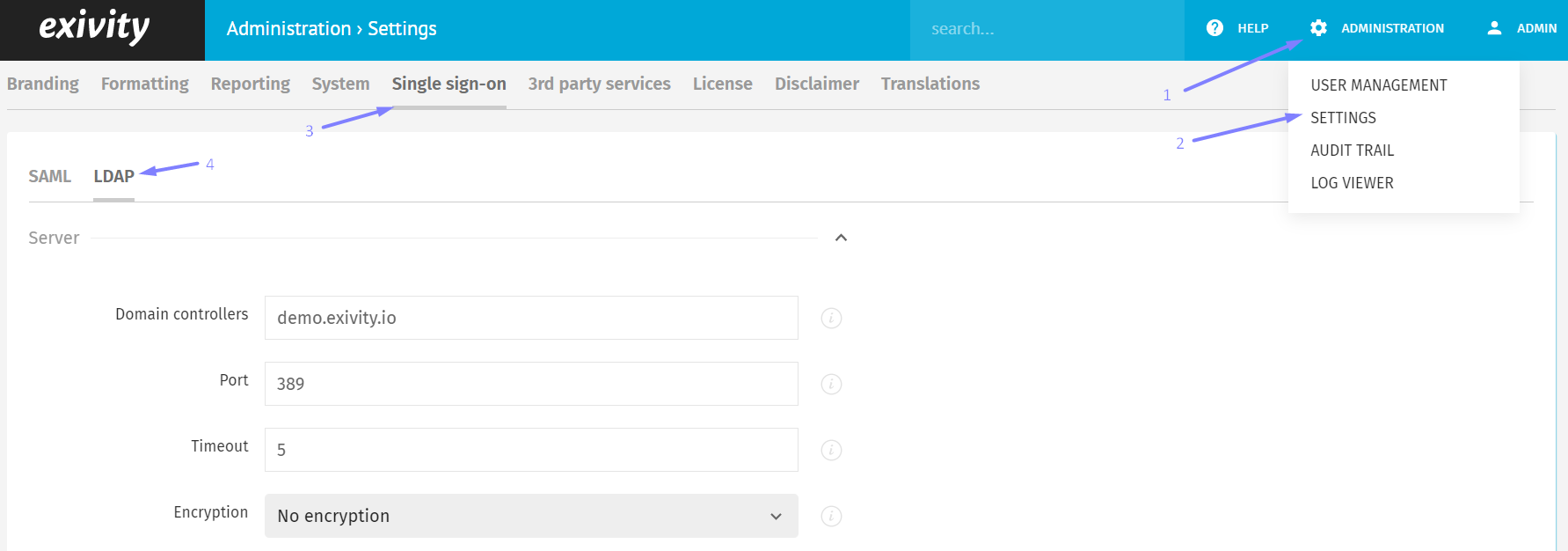 How to setup up LDAP in Exivity | Unified billing of your cloud and IT ...