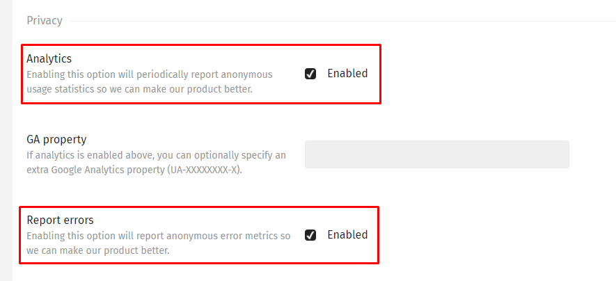 Settings | Unified billing of your cloud and IT resource spend